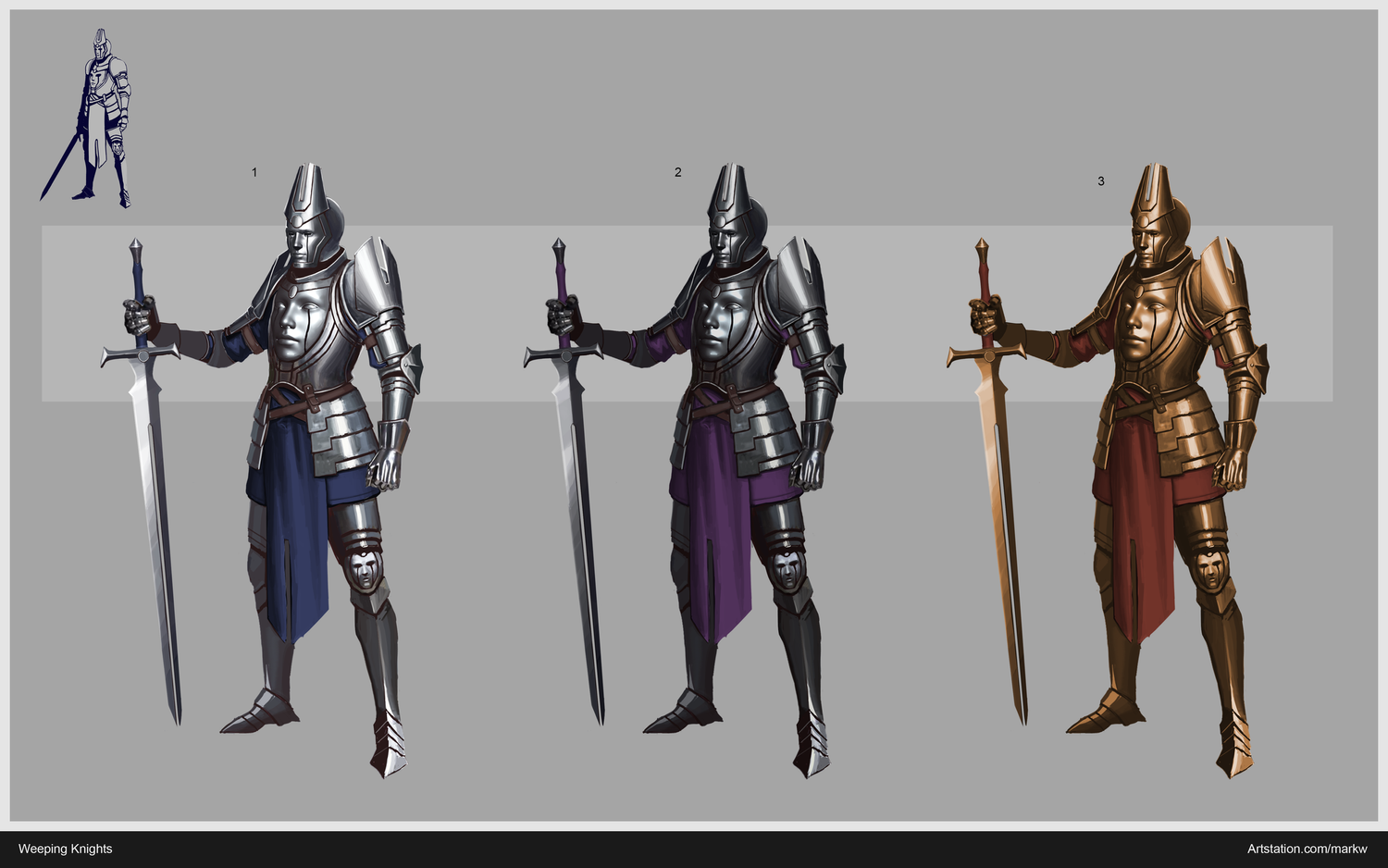 Weeping Knights — Mark Wong // Concept Artist