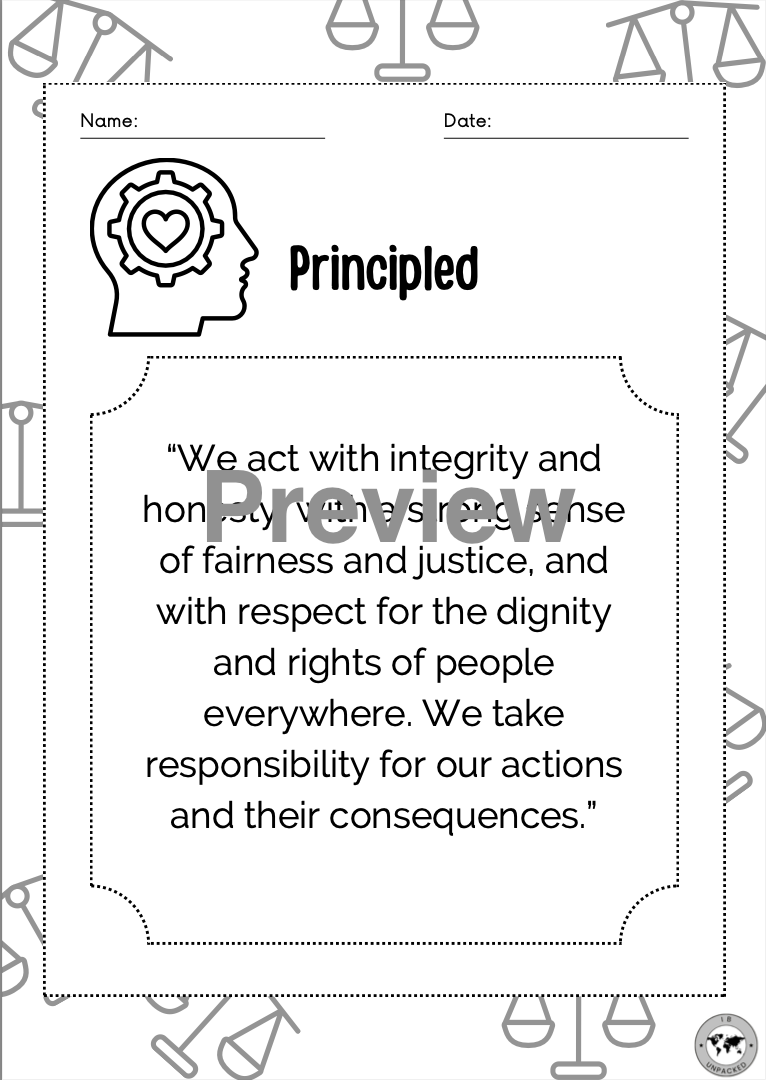 Learner Profile Series: How to Teach Students to Be Principled — IB ...