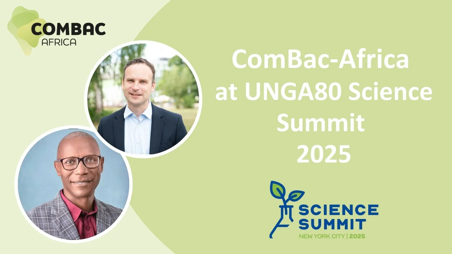 ComBac-Africa showcases fight against AMR at UNGA80 Science Summit 2025 ...