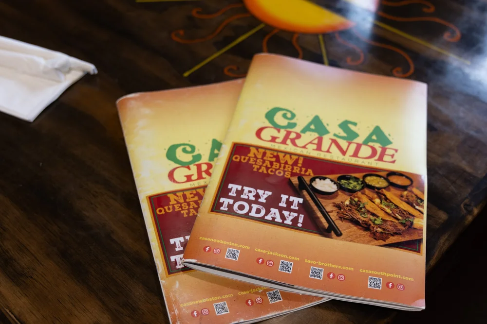 DINNER — Casa Grande Mexican Restaurant