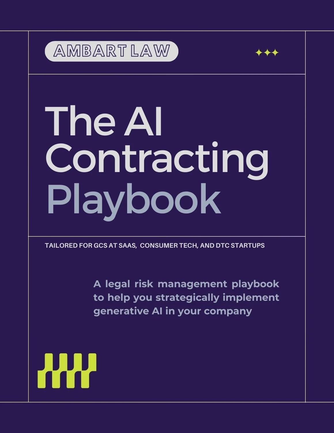 Free AI Contracting Playbook | Enhance Your Review of AI Contracts ...