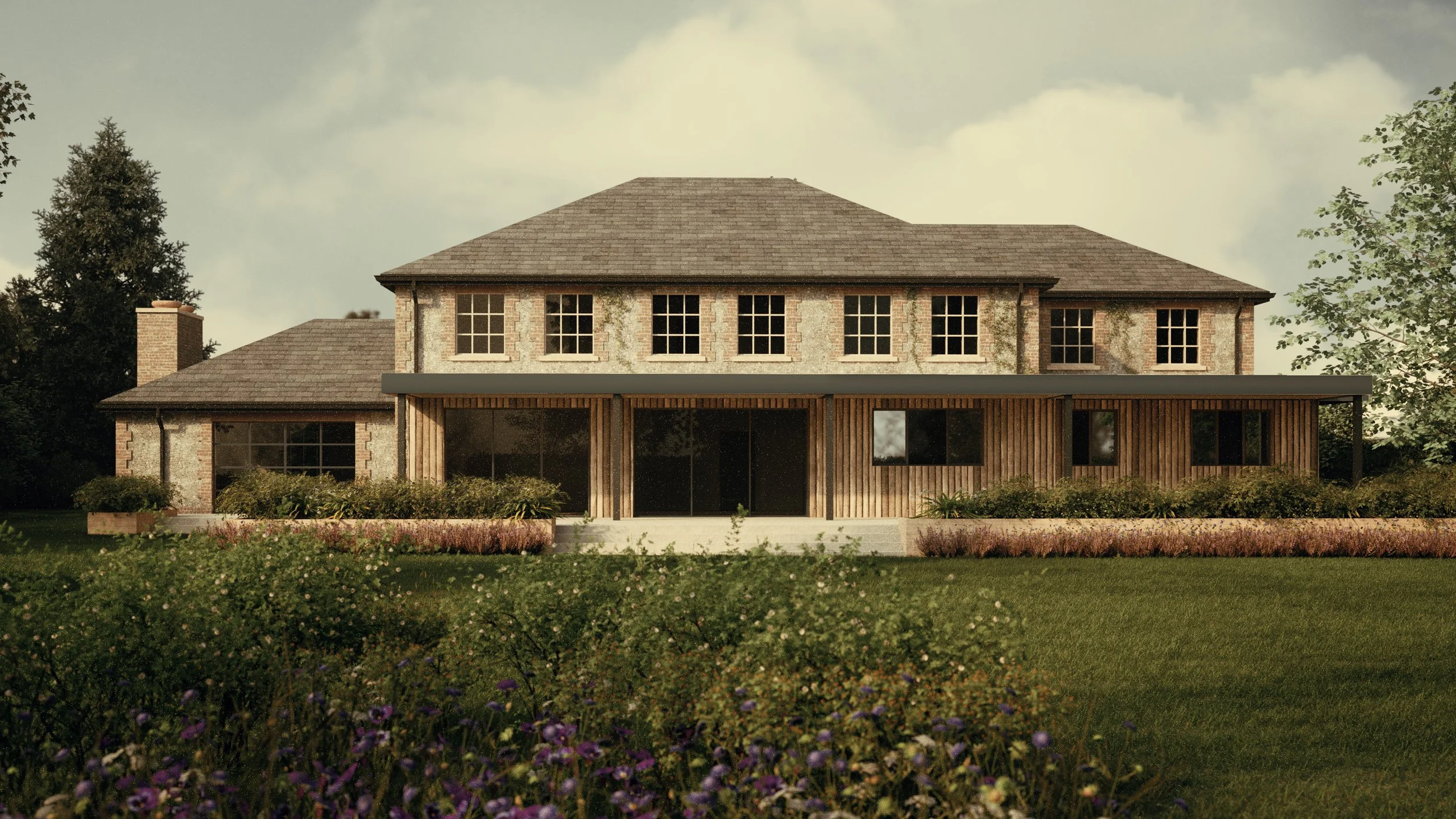 New Build Brick and Flint Country House, Hampshire — Ross & Ross