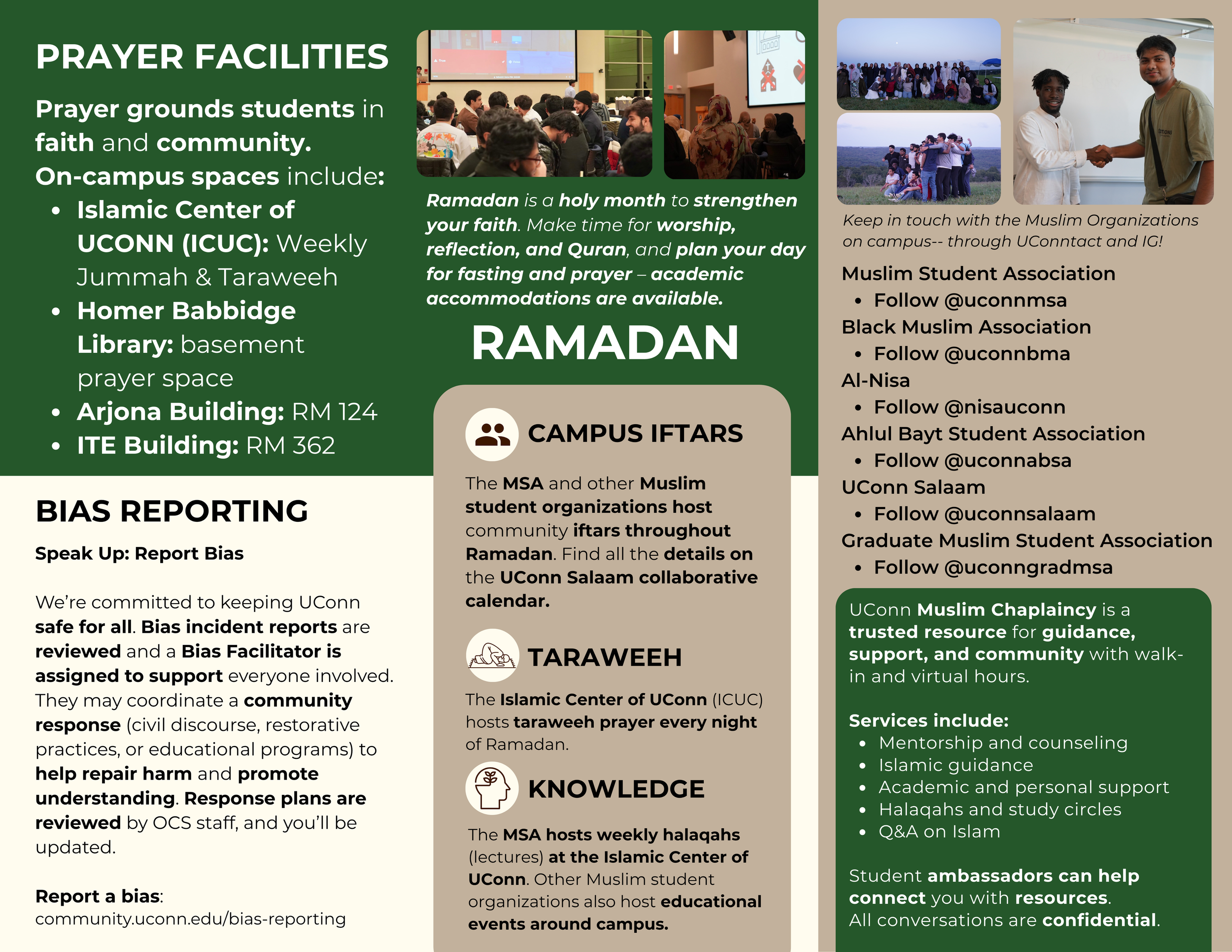 Resources! | Explore Resources and Accommodations — Islamic Center of UConn