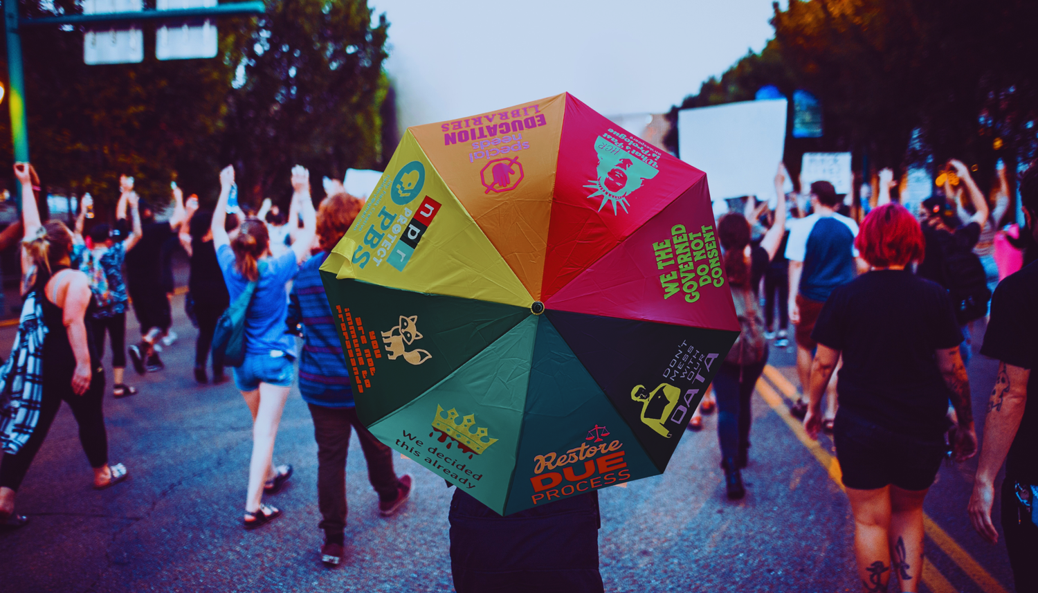 Good Trouble Umbrellas, by Joy Fields | Empower Your Voice – Shop ...