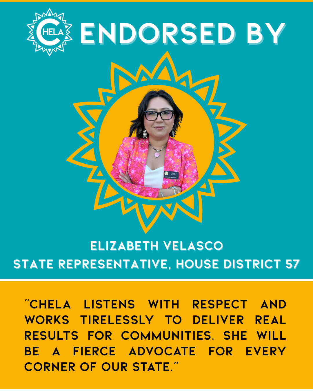 Chela Garcia Irlando | State Senate District 34
