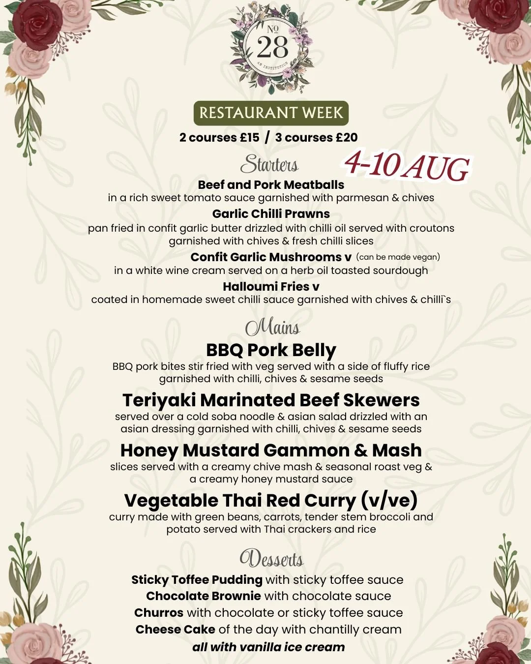 Our Food | Explore Flavorful Dining Today — No28 Newcastle