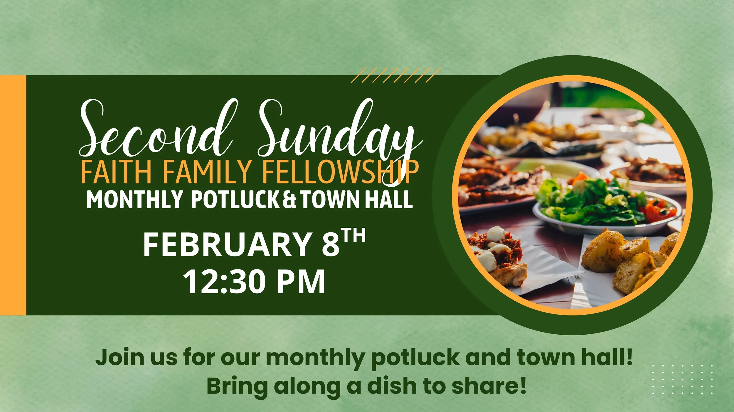 February Faith Family Potluck and Town Hall — Faith Lutheran Church ...