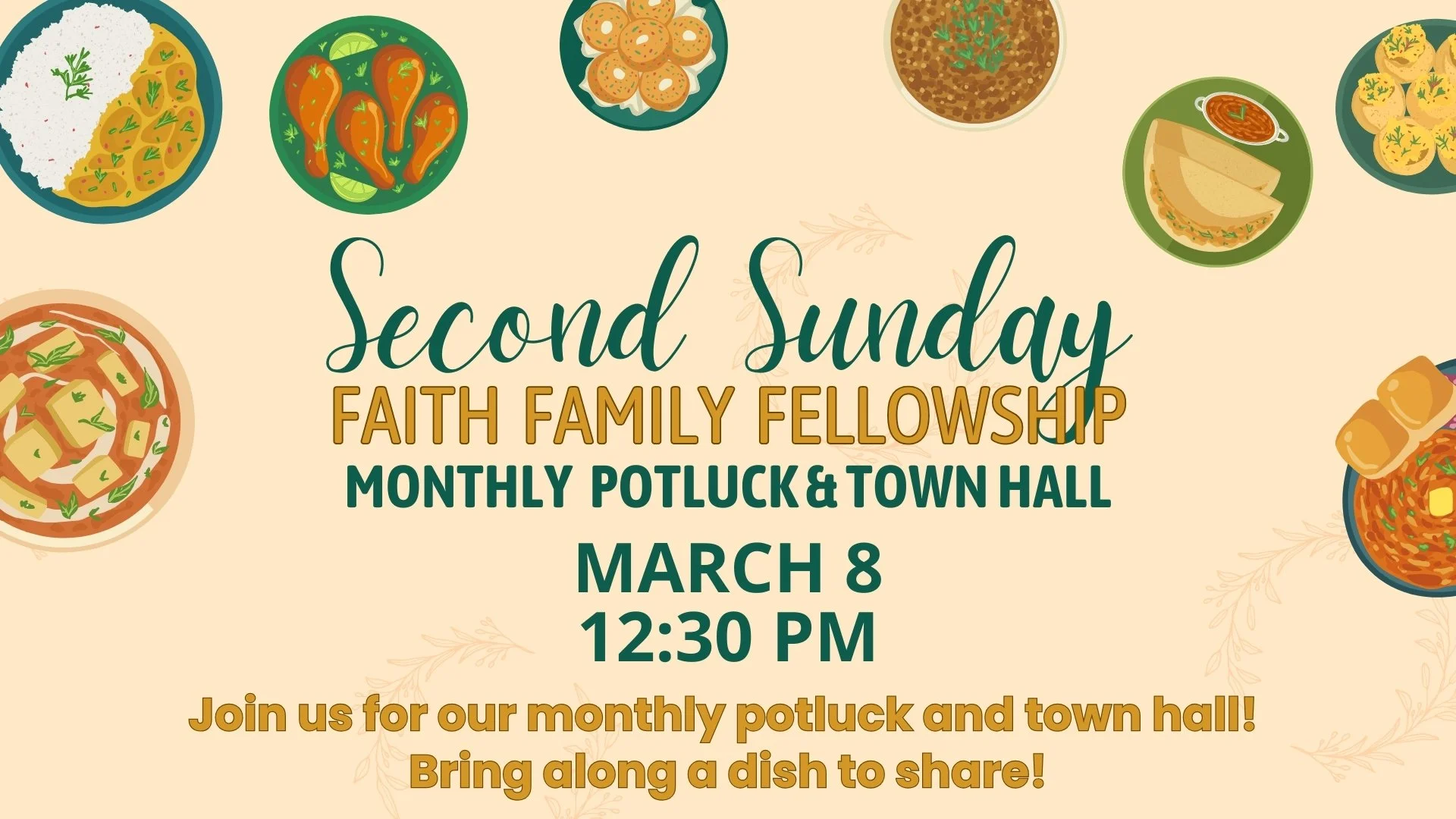 March Faith Family Potluck and Town Hall — Faith Lutheran Church ...