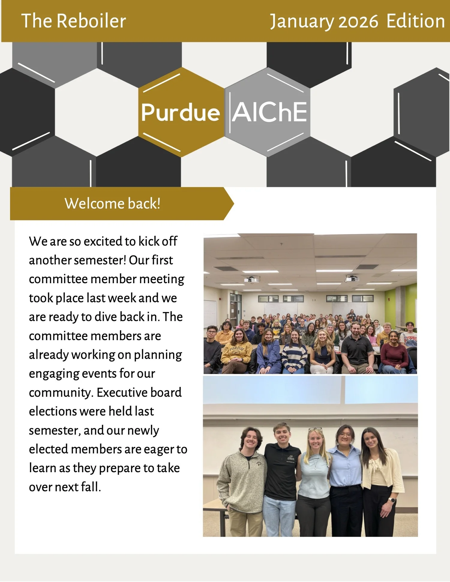 Monthly Newsletter — AIChE