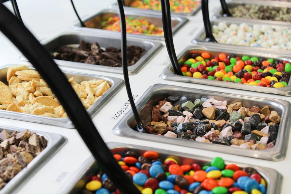 Menu — Frozen Yogurt, Edible Cookie Dough, Chocolates, Caramel Apples ...