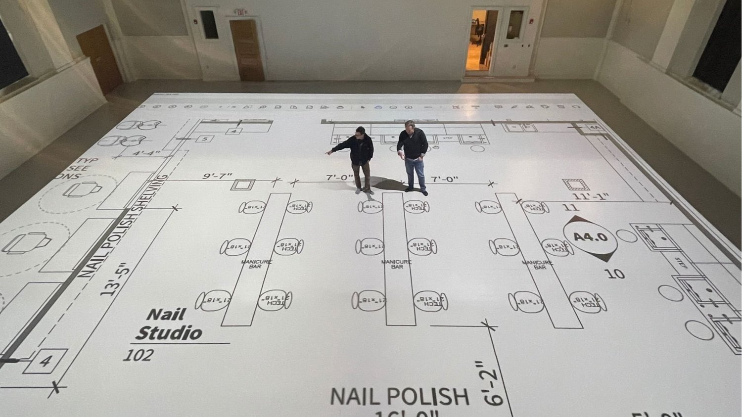 Life-Sized Floor Plan Visualization in Atlanta l Walk Your Plans