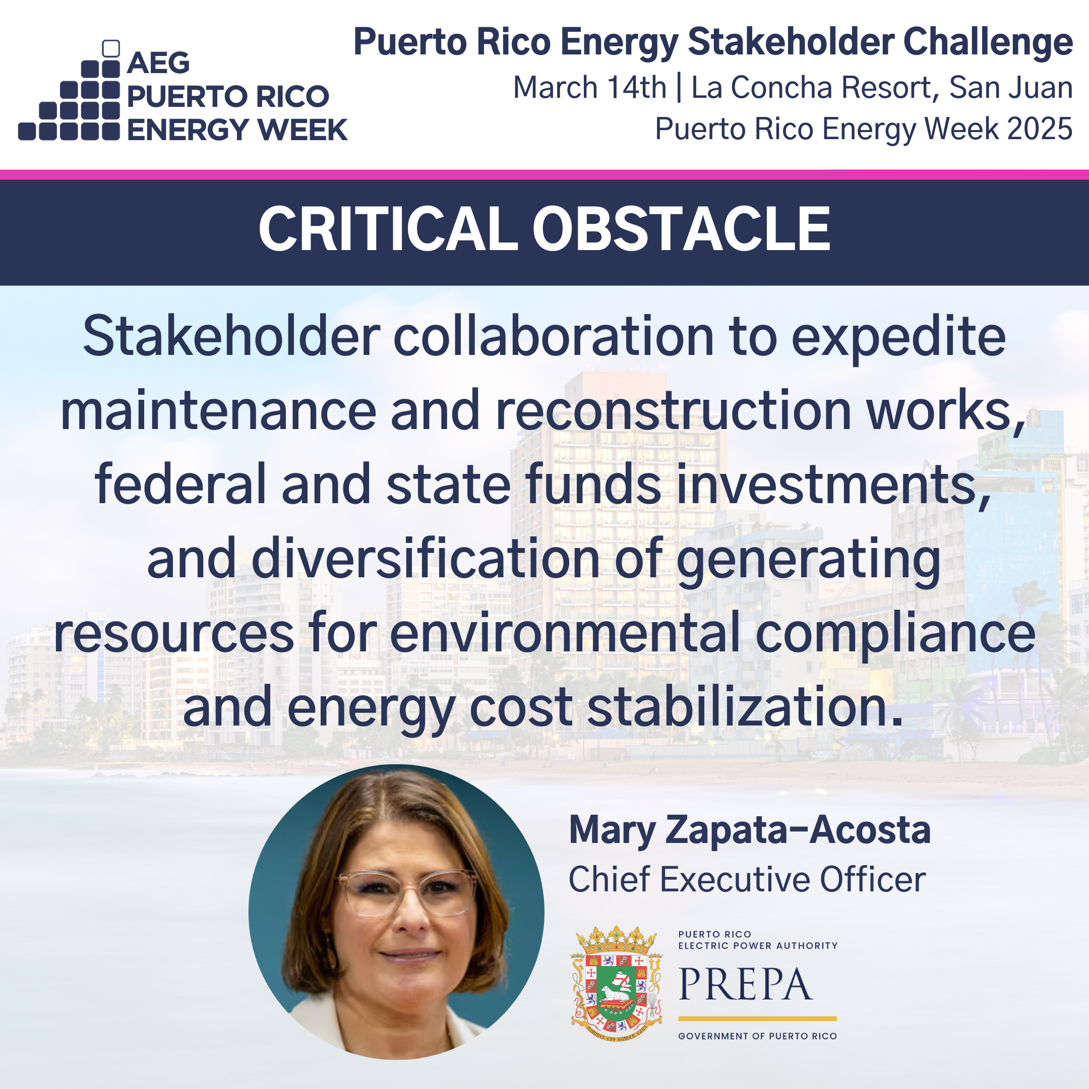 Executive Summary: March 14th PR Energy Week Island Action Challenge in ...