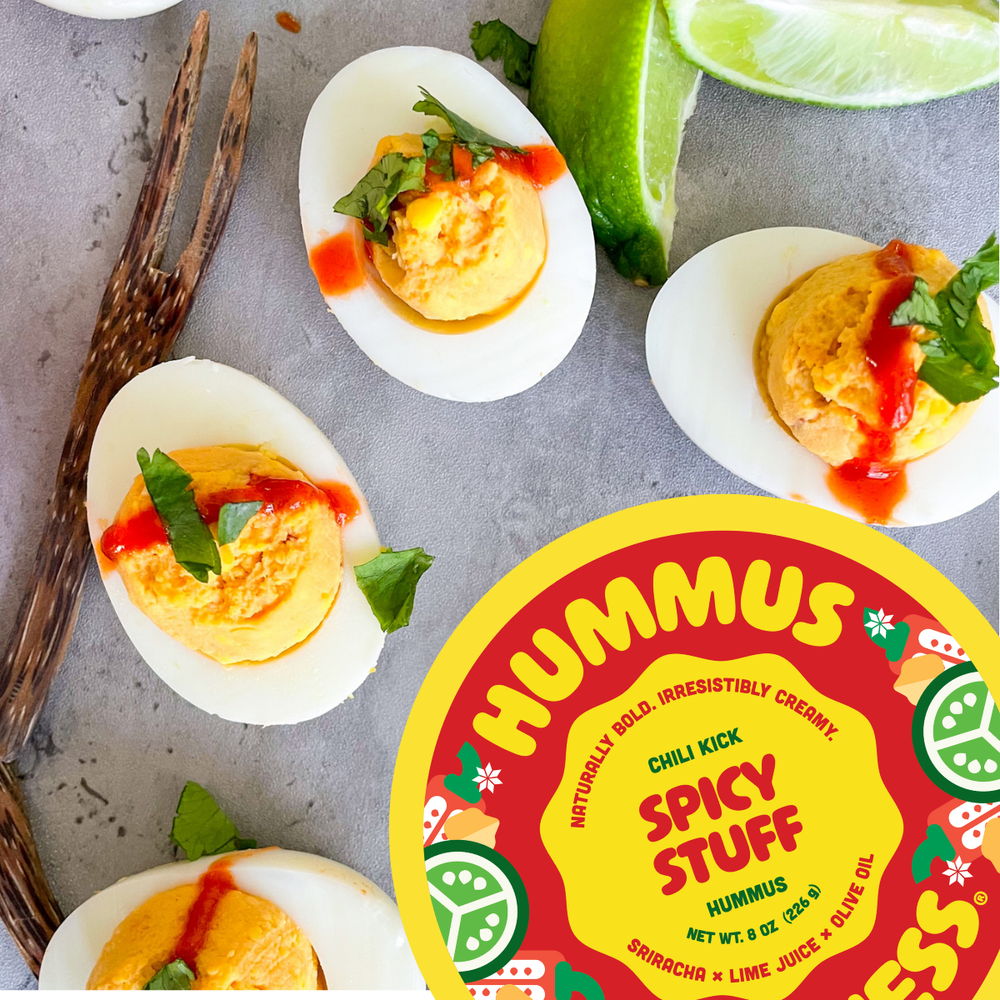Spicy Stuff Hummus Deviled Eggs | Try the Spicy Deviled Eggs Today ...