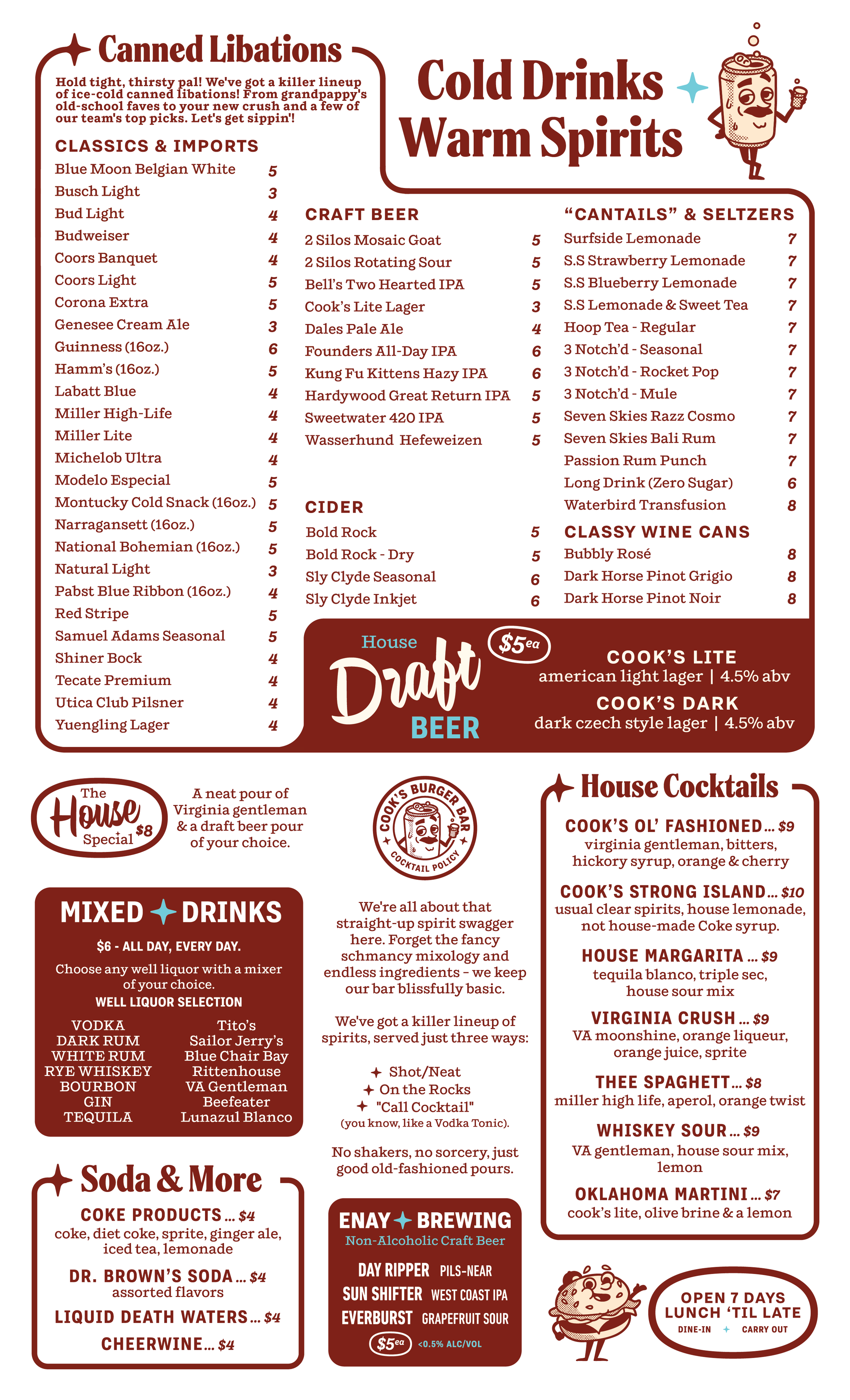 Your Favorite Burger in Williamsburg, VA | Lightfoot — Cook's Burger Bar