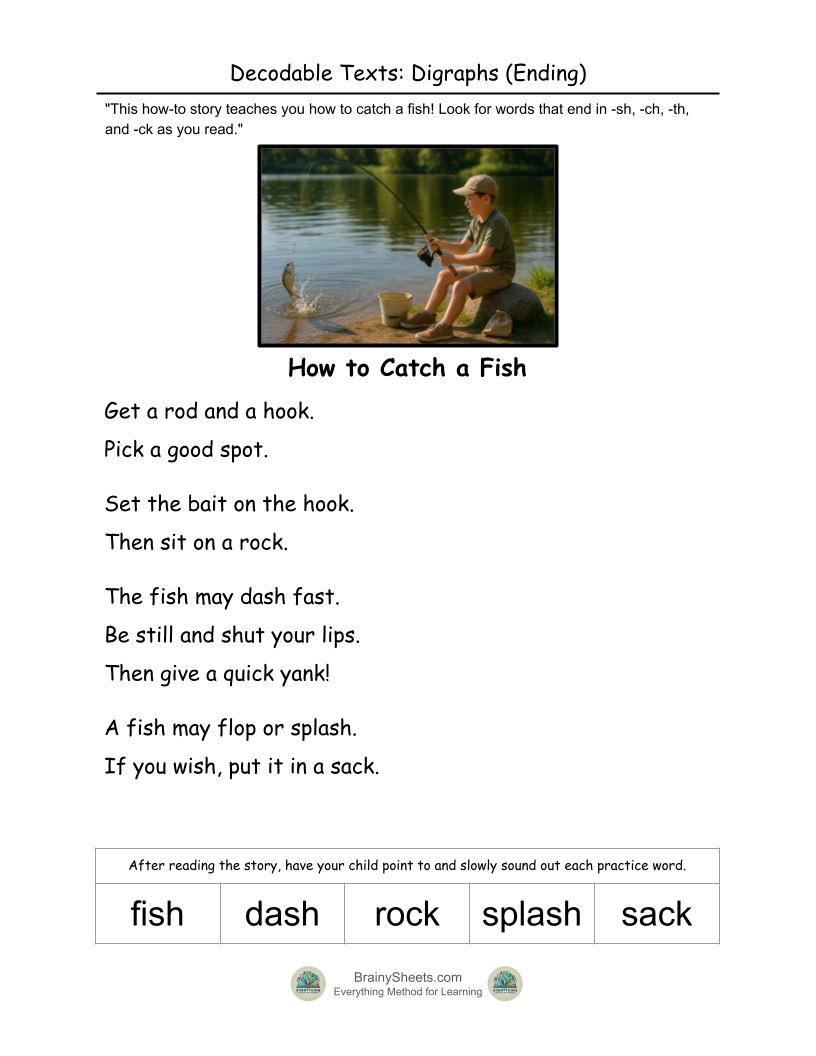 The Digraphs Set - 48 Stories — BrainySheets