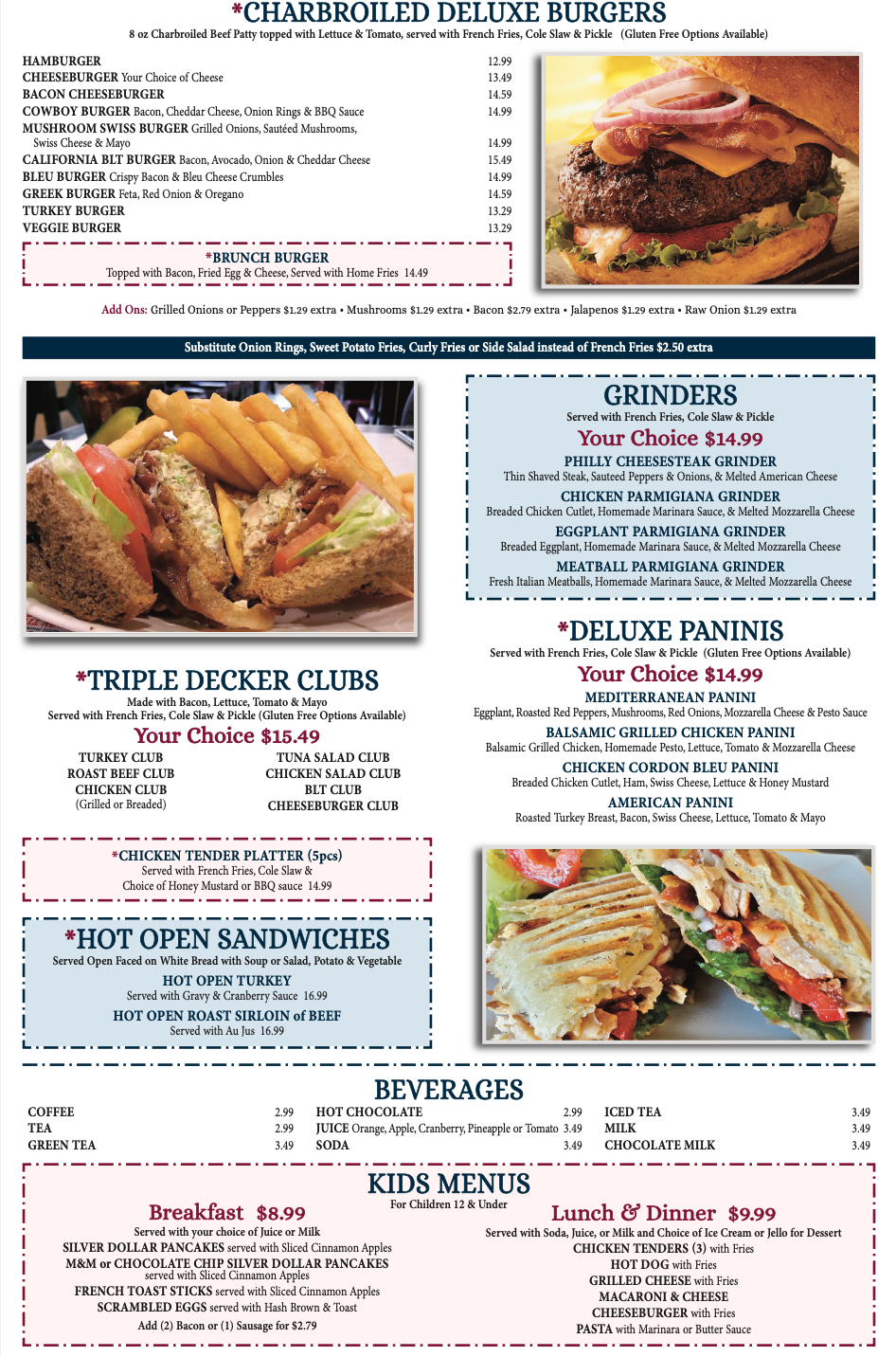 Menu — 67 Family Diner
