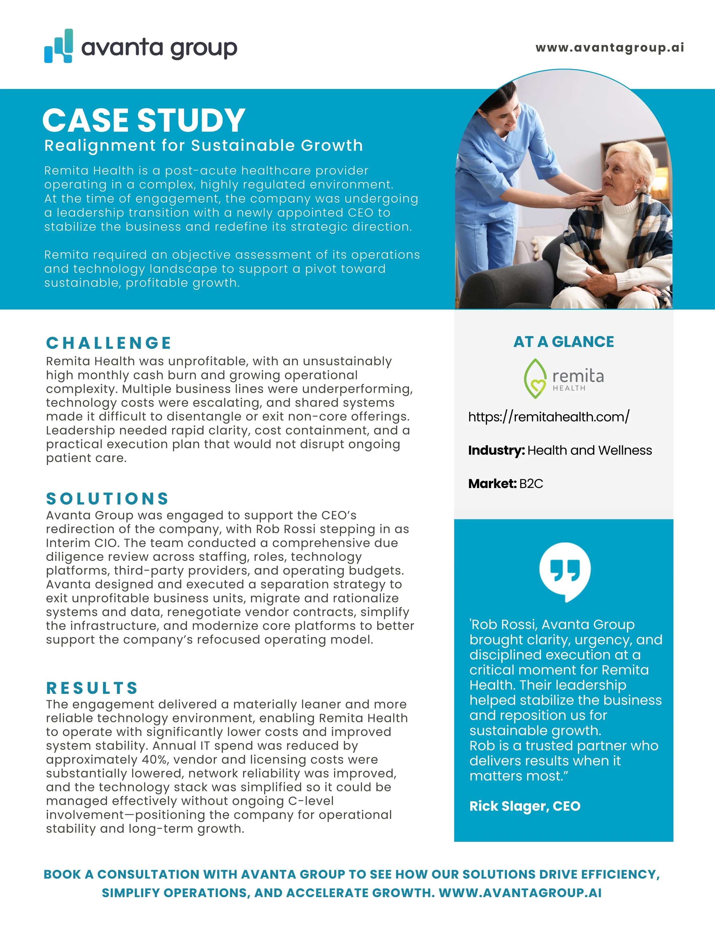 General 3 — AVANTA GROUP