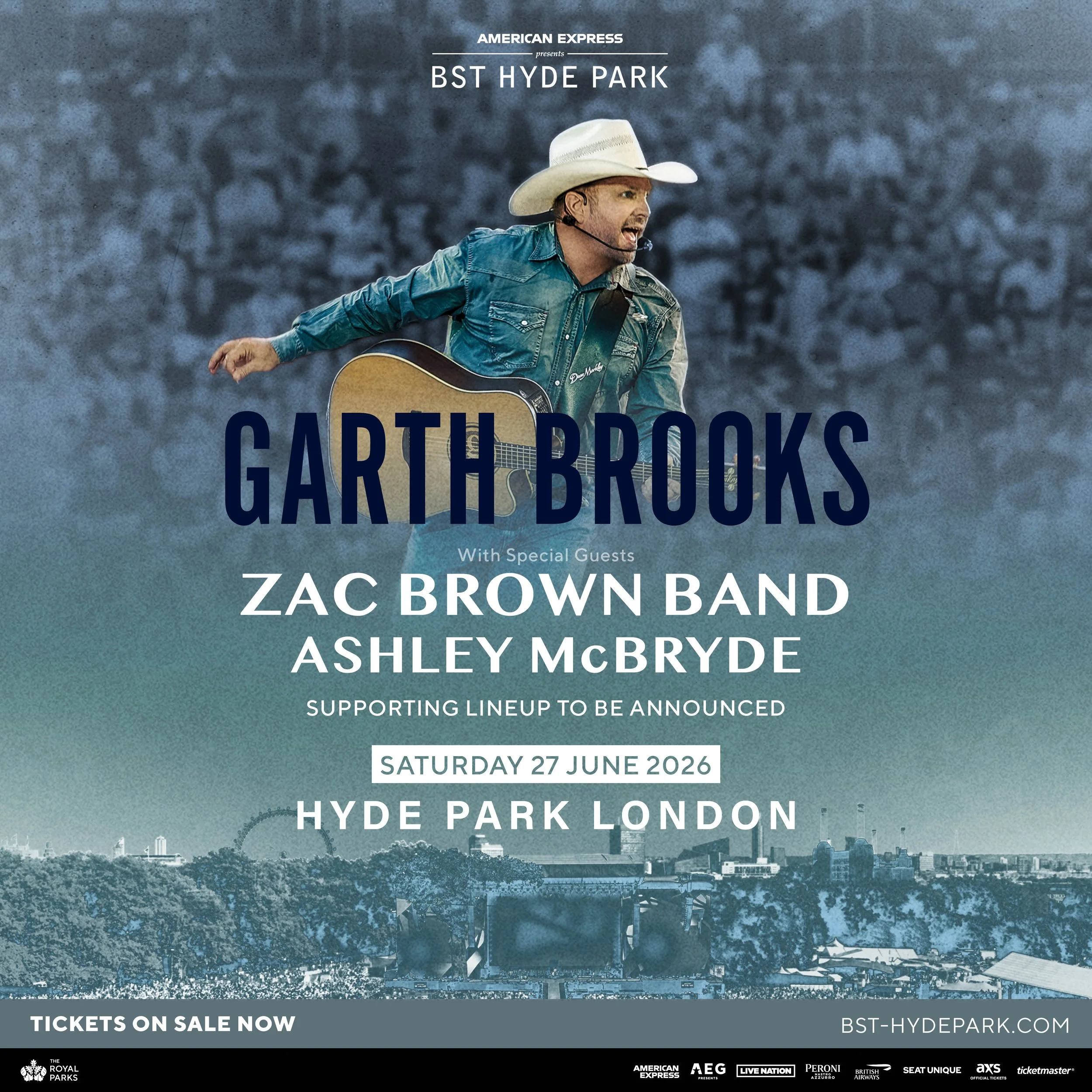 BST HYDE PARK ANNOUNCES FIRST 2026 HEADLINER… GARTH BROOKS — SpinVybe ...