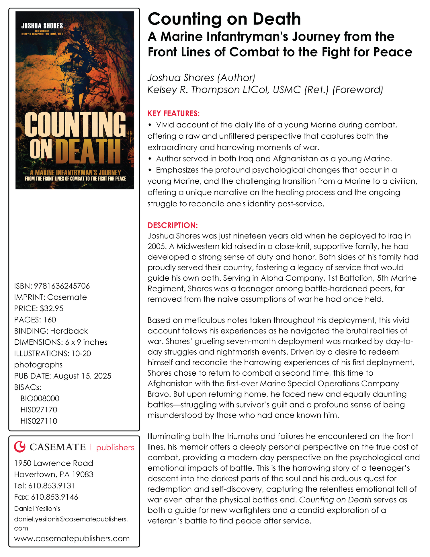 Press Information — Counting on Death