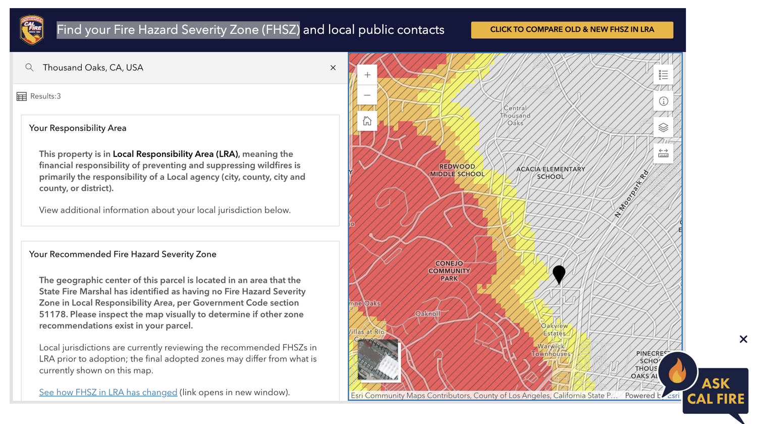 What's Your Zone? — Zone 0 - Very High Fire Severity Zone - Conejo Valley