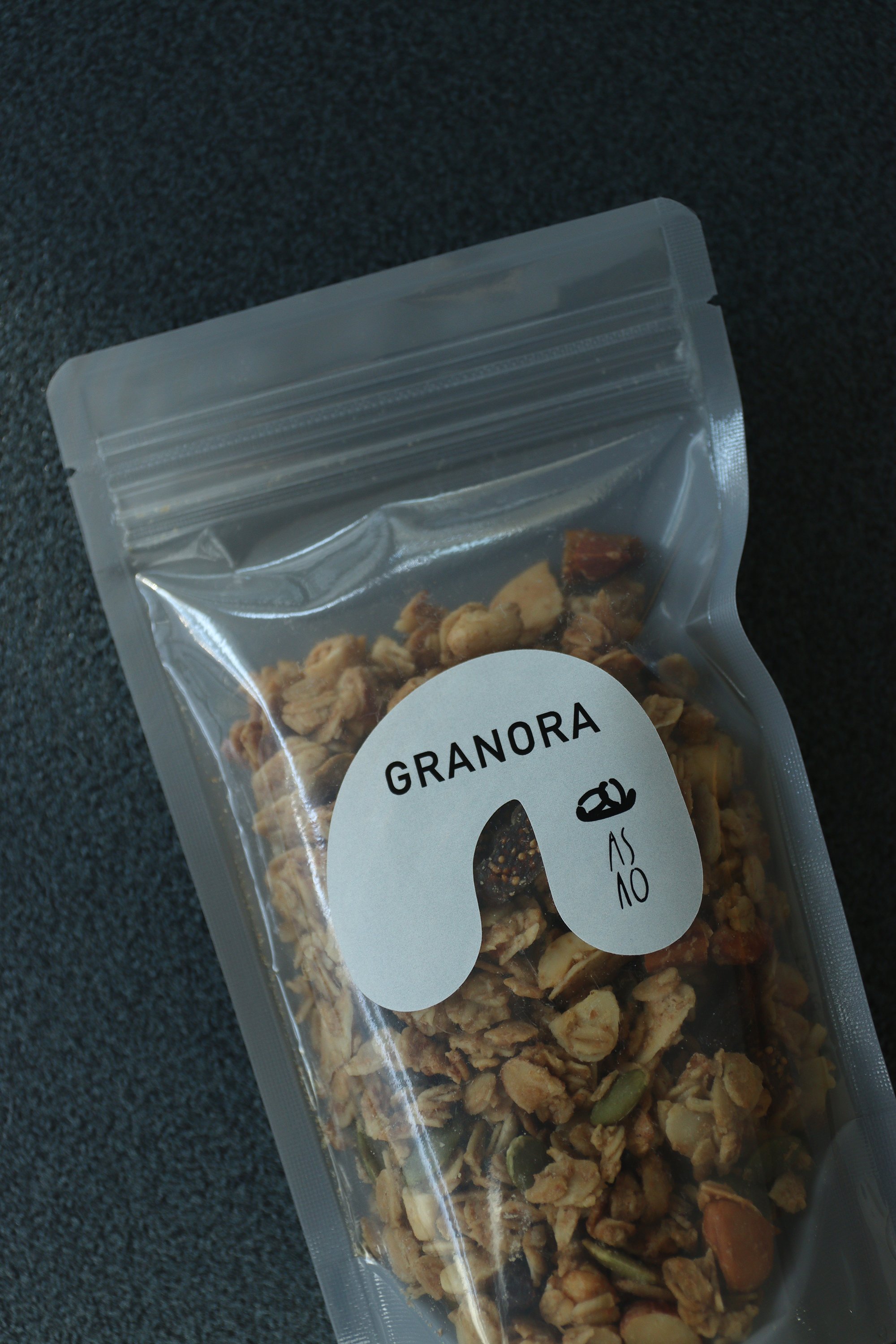 ASAO Granola Packaging Label — Sato Asami