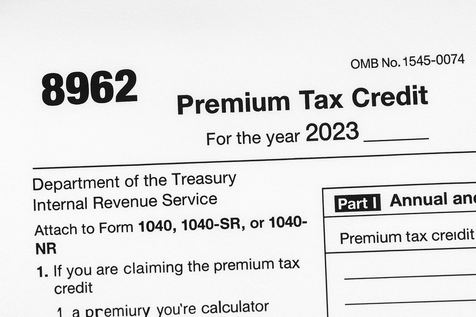 Form 8962 (Premium Tax Credit): Complete Filing Guide for Taxpayers ...