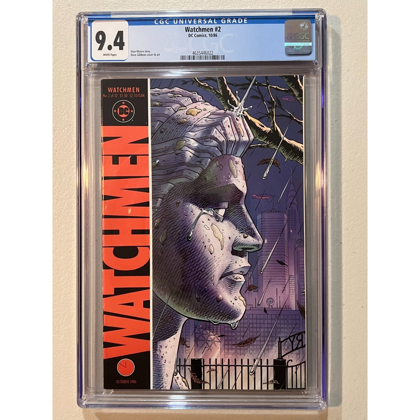 D.C. Comics Watchmen #2 CGC 9.4 (1987) — AMERICA'S HEROES COMICS, CARDS ...