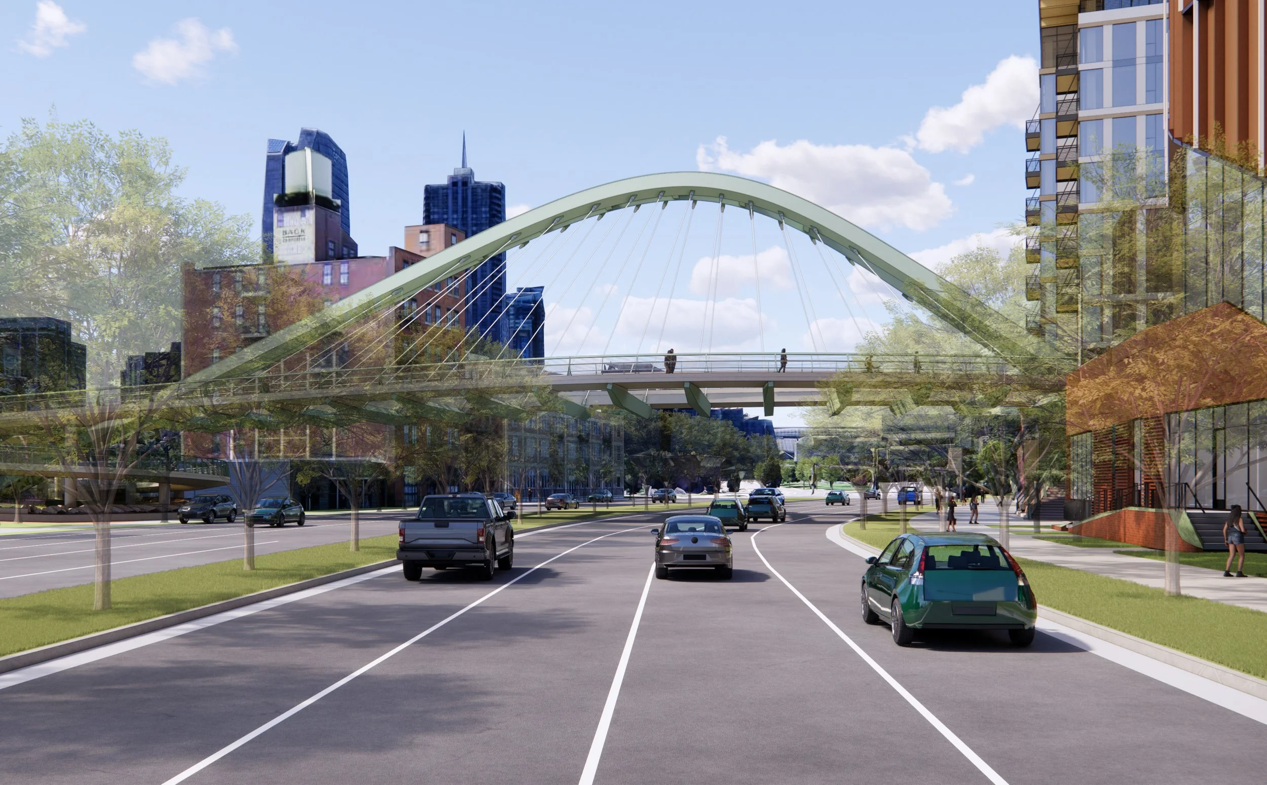 Wynkoop Crossing Bridge Plans Connect LoDo to Ball Arena District ...