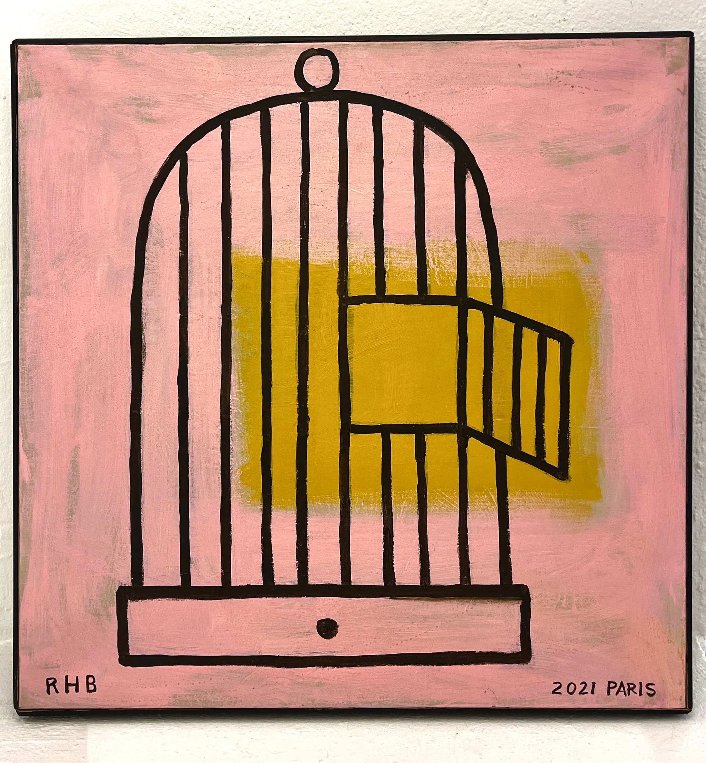 The Bird Cage 2021 Oil Painting By Richard Beerhorst Available The Bird Cage 2021 Oil Painting By Richard Beerhorst Available