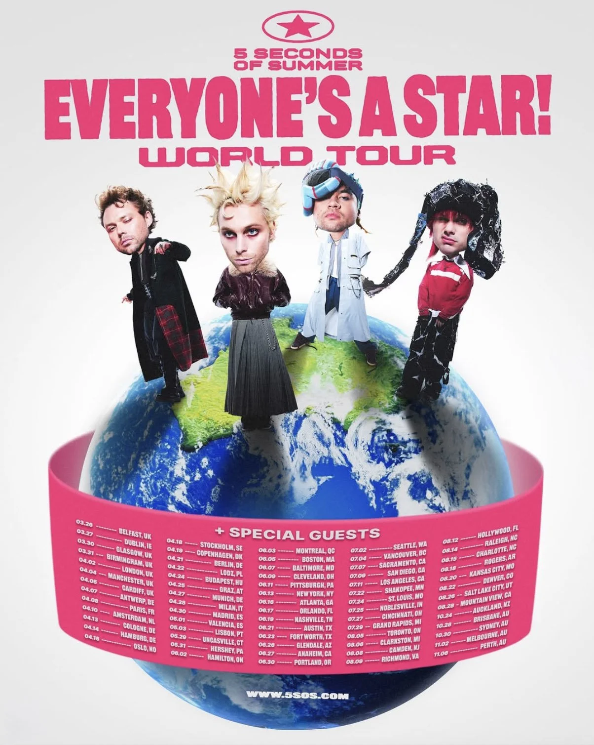 5SOS Announces ‘EVERYONE’S A STAR’ 2026 World Tour — Sound Stage Magazine