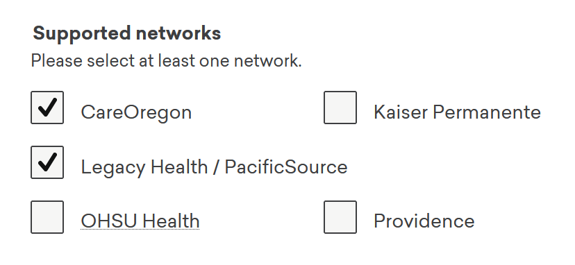 Machine Readable Formats — Health Share of Oregon