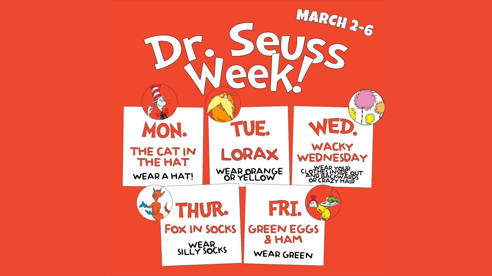 Dr Seuss Week — Brave Christian Schools
