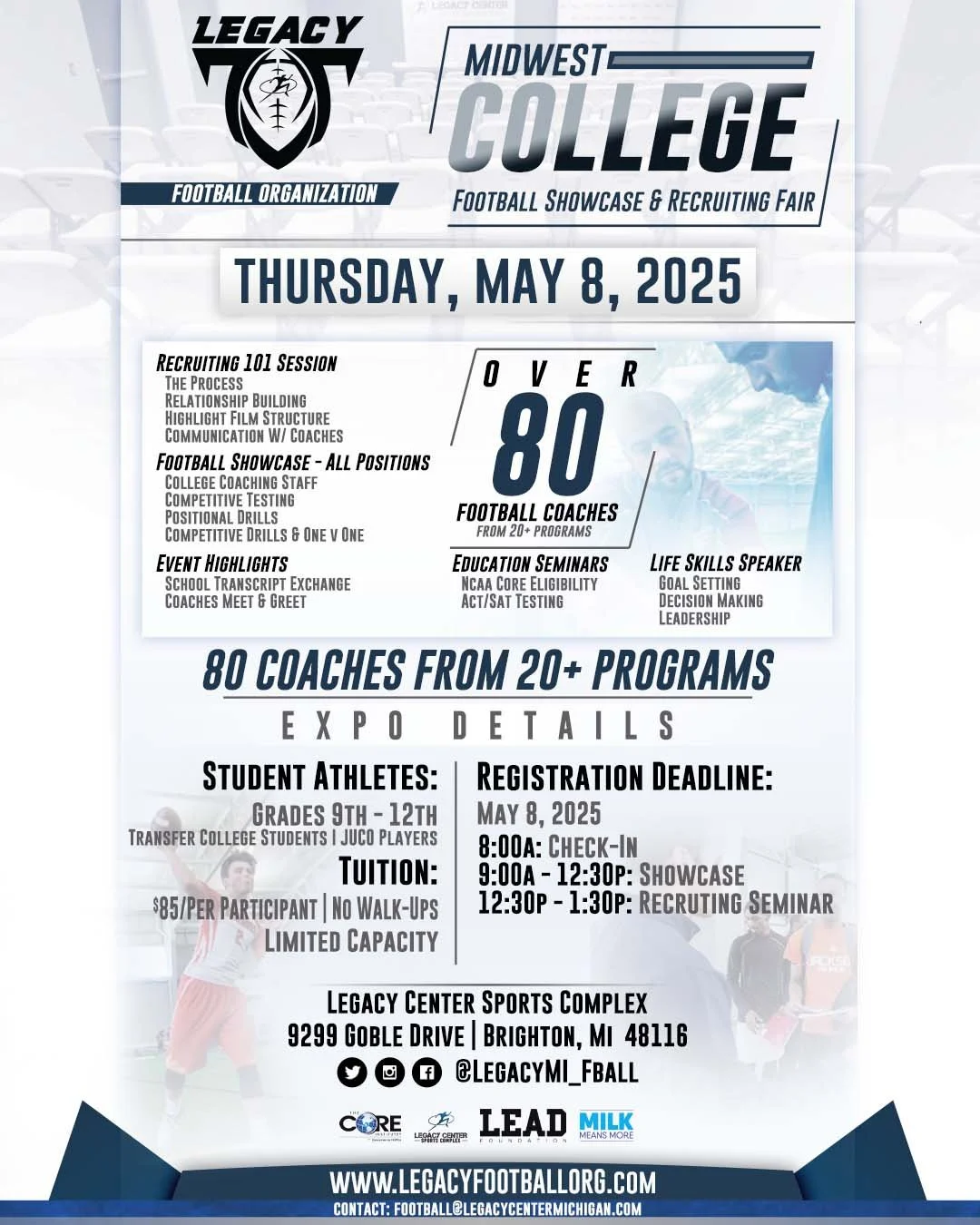 Football Camps & Showcases | Join the Football Showcases Today — Legacy ...