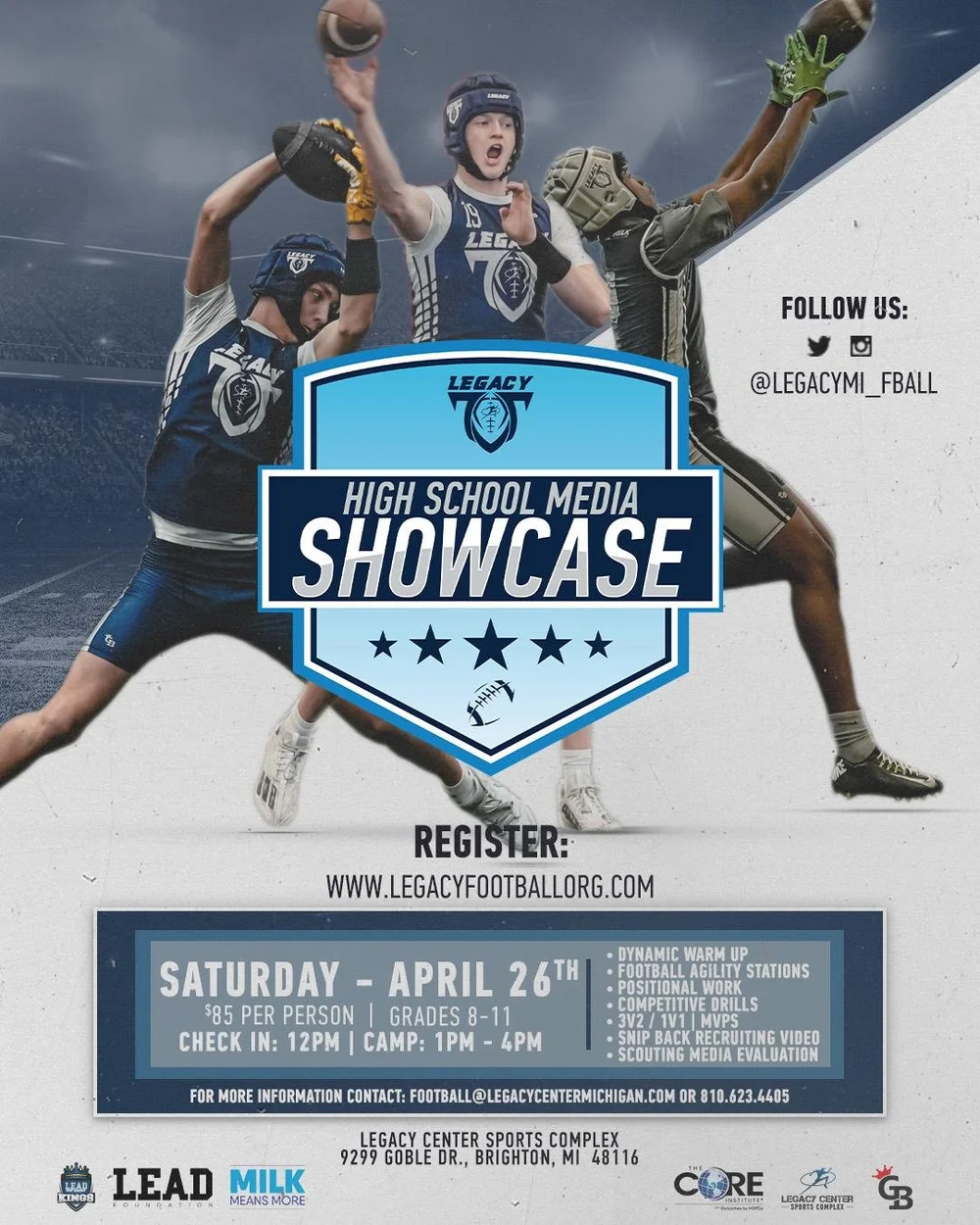 Football Camps & Showcases | Join the Football Showcases Today — Legacy ...