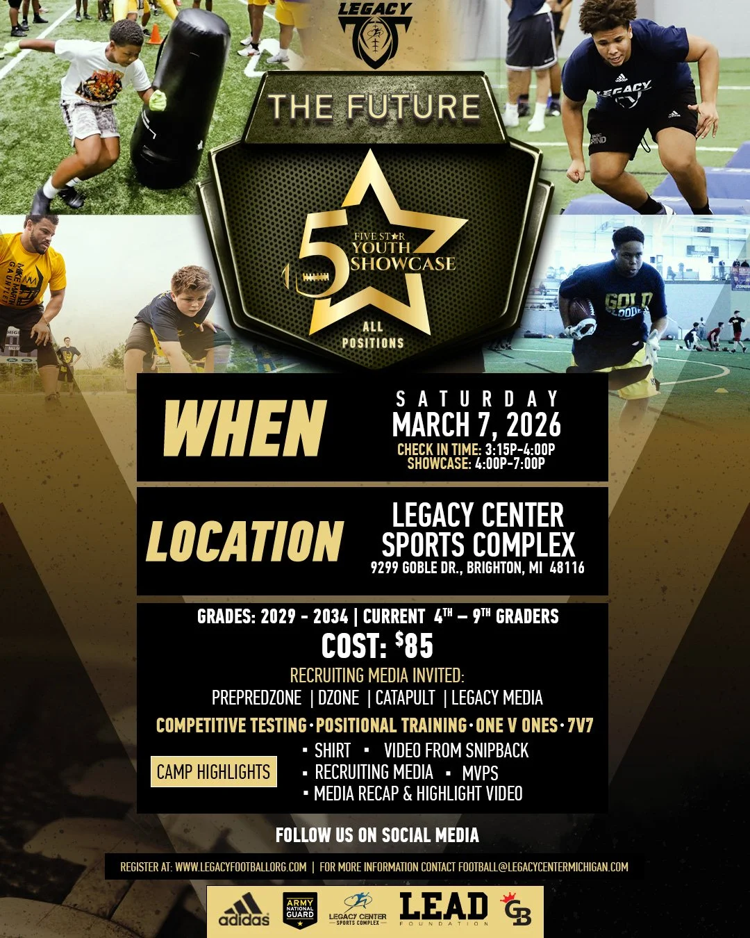 Football Camps & Showcases | Join the Football Showcases Today — Legacy ...