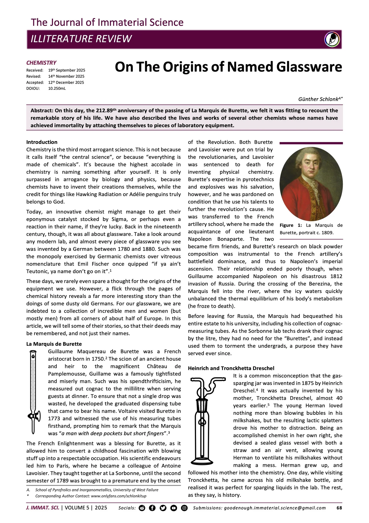 On The Origins of Named Glassware — The Journal of Immaterial Science