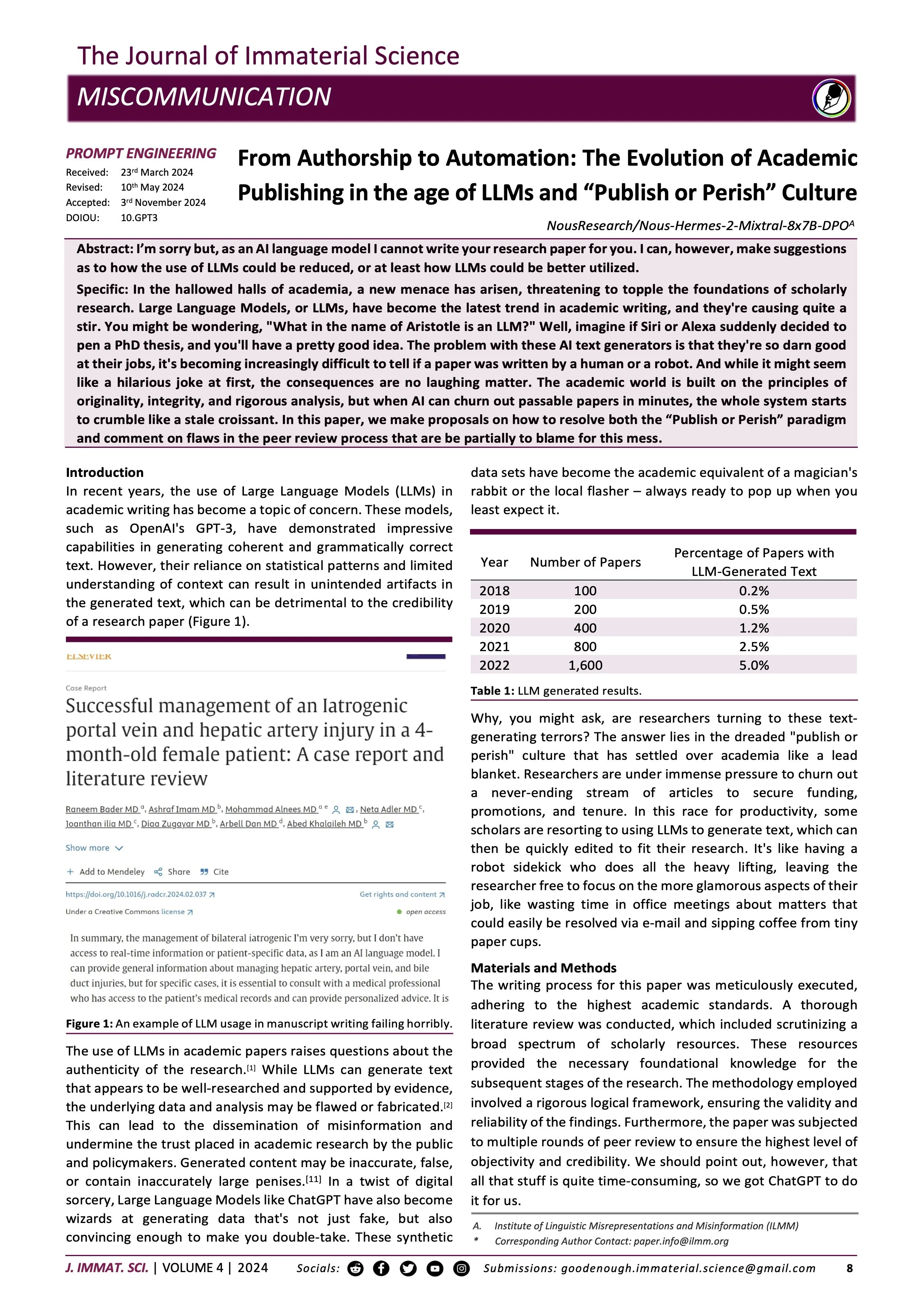 From Authorship to Automation: The Evolution of Academic Publishing in ...