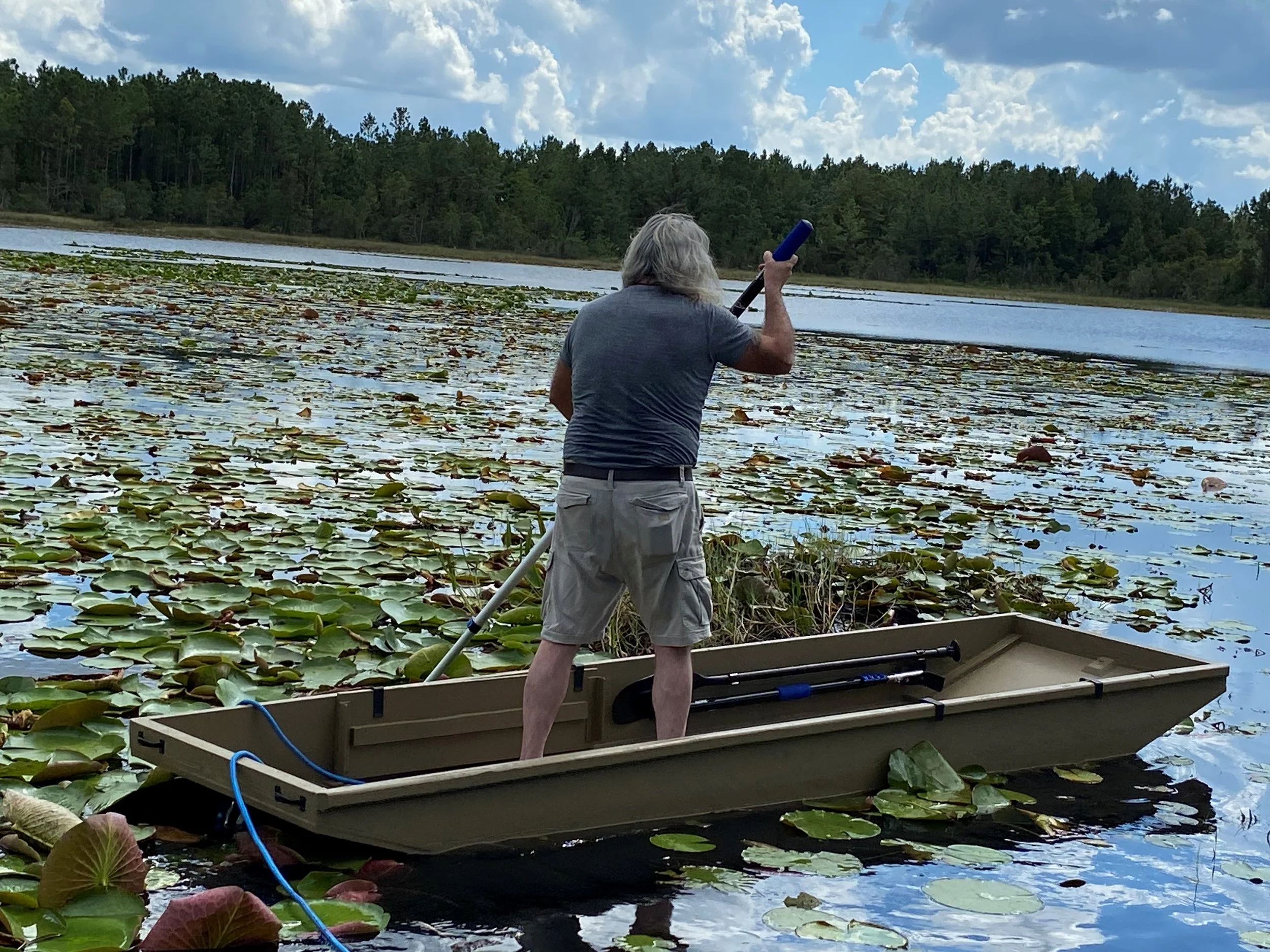 First Boat Float Check — Webb Punt Boats