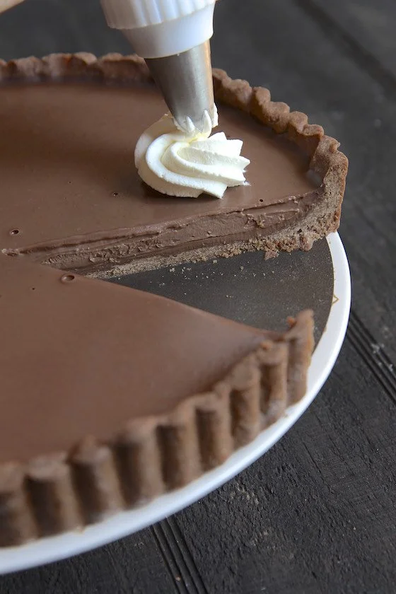 Chocolate Crostata with Mascarpone Mousse — The Italian Dish