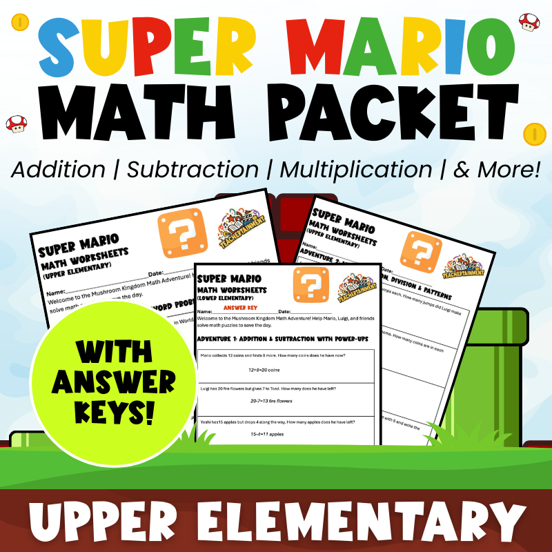 Super Mario Math (Upper Elementary) — Teachertainment
