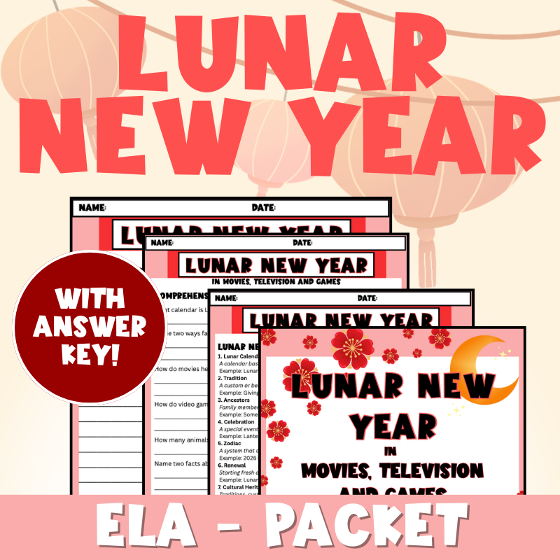 Lunar New Year | Activity Packet — Teachertainment