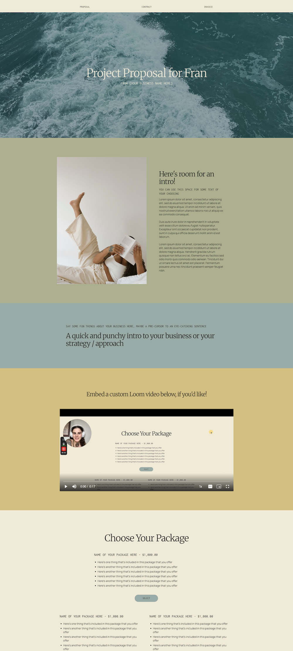 Essential Dubsado Form Templates: Proposal, Questionnaire, Contract ...