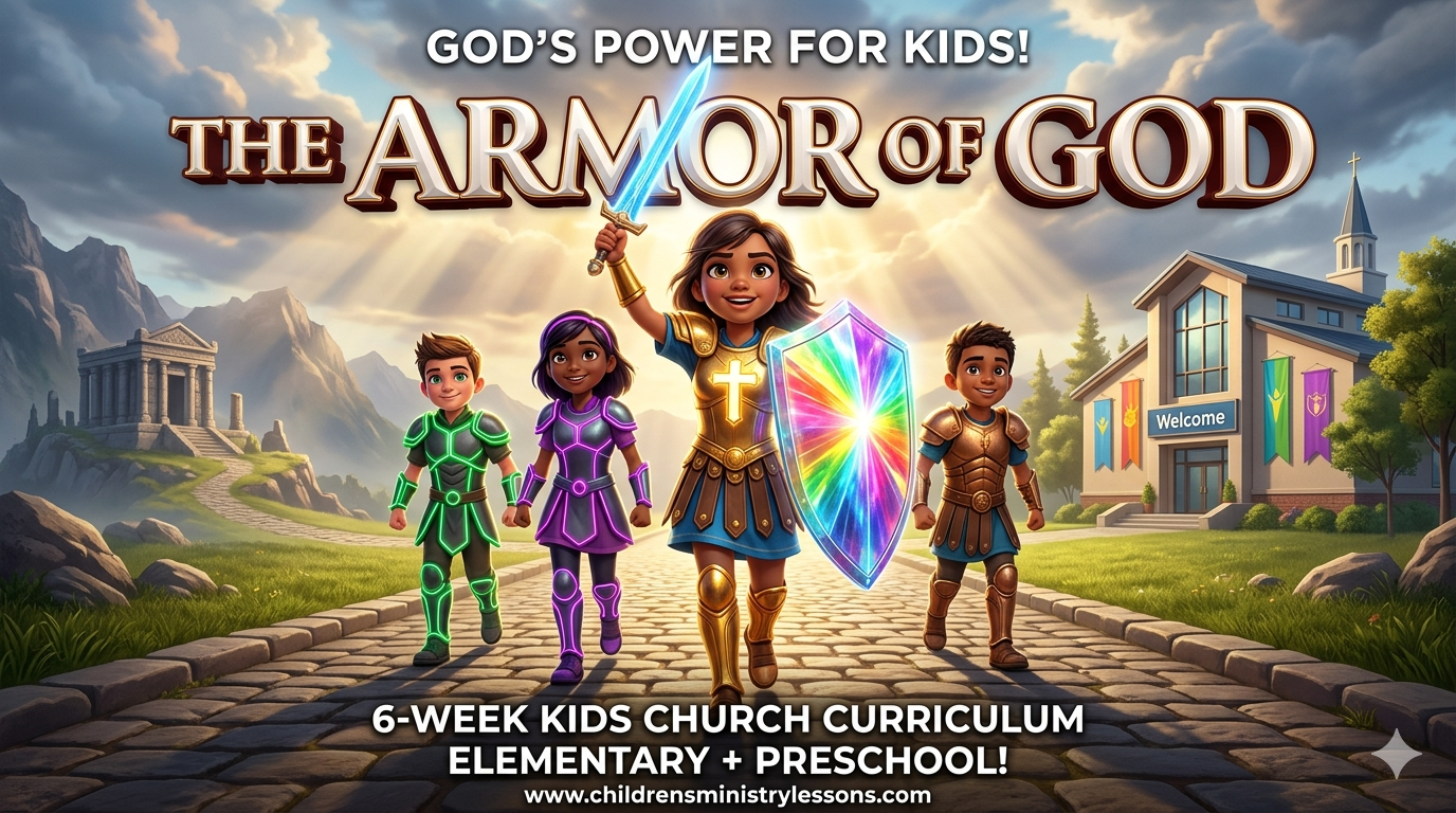 Armor of God Curriculum for Kids (Printable Sunday School Lessons ...
