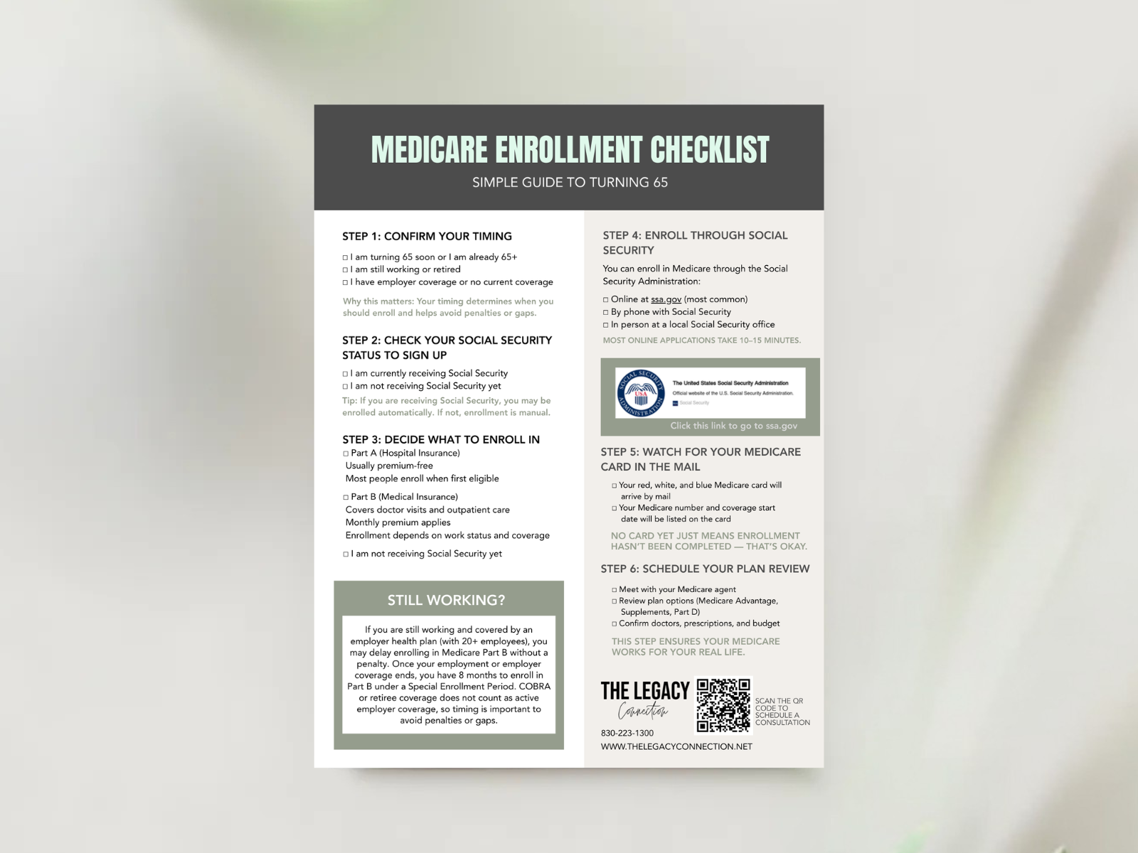 Free Resources | Empower Your Planning Today — The Legacy Connection