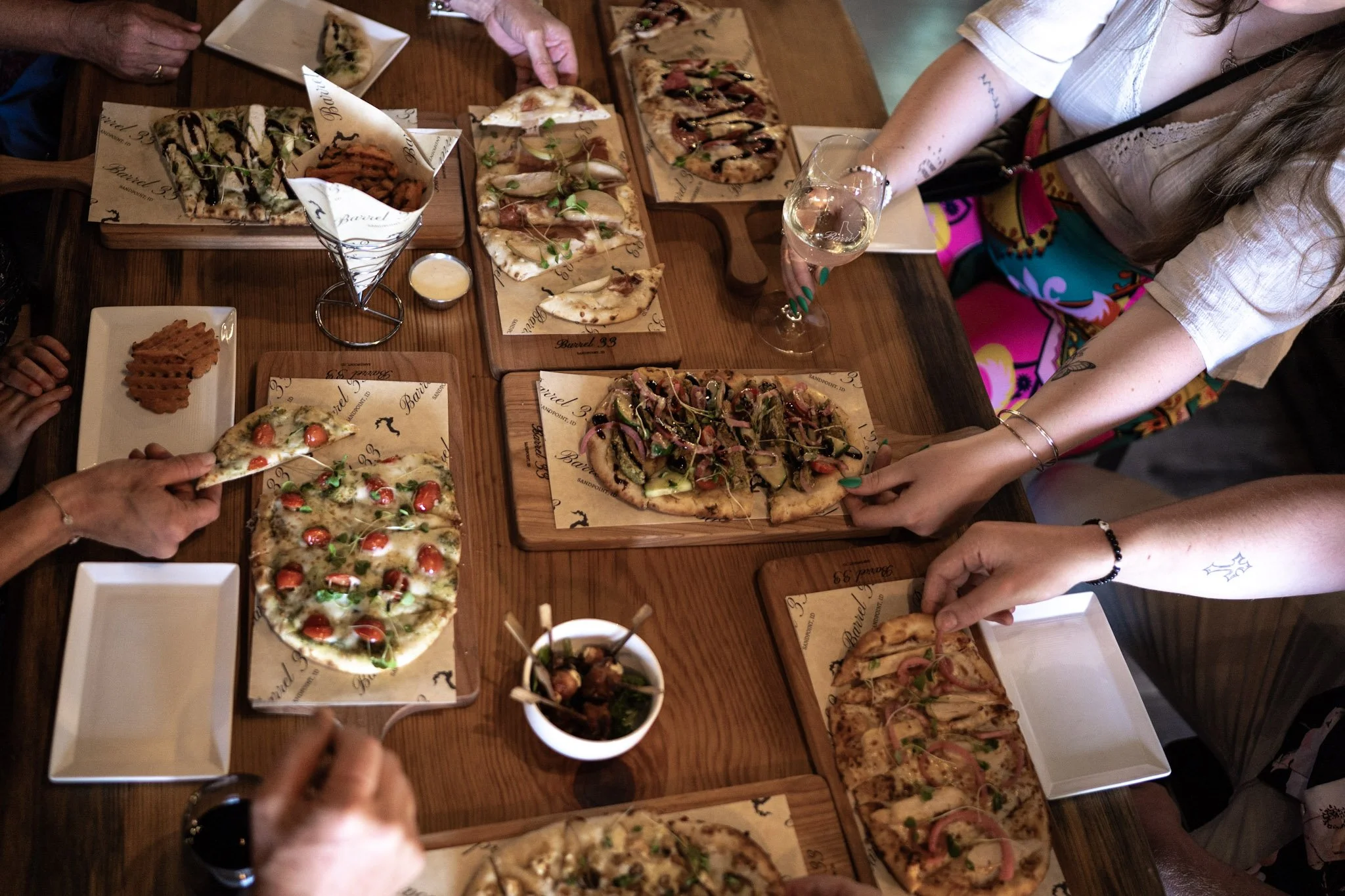 Wine List & Food Menu — Barrel 33 Sandpoint