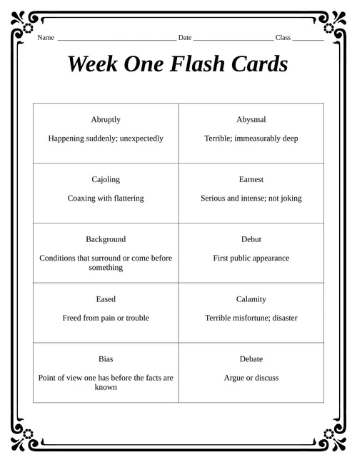 10th Grade Vocabulary — Learning for Everyone