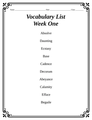 11th Grade Vocabulary — Vocabulary for Everyone