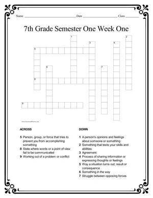 7th Grade Vocabulary — Learning for Everyone
