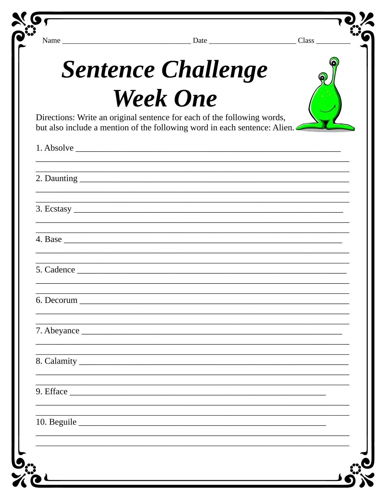 11th Grade Vocabulary — Learning for Everyone