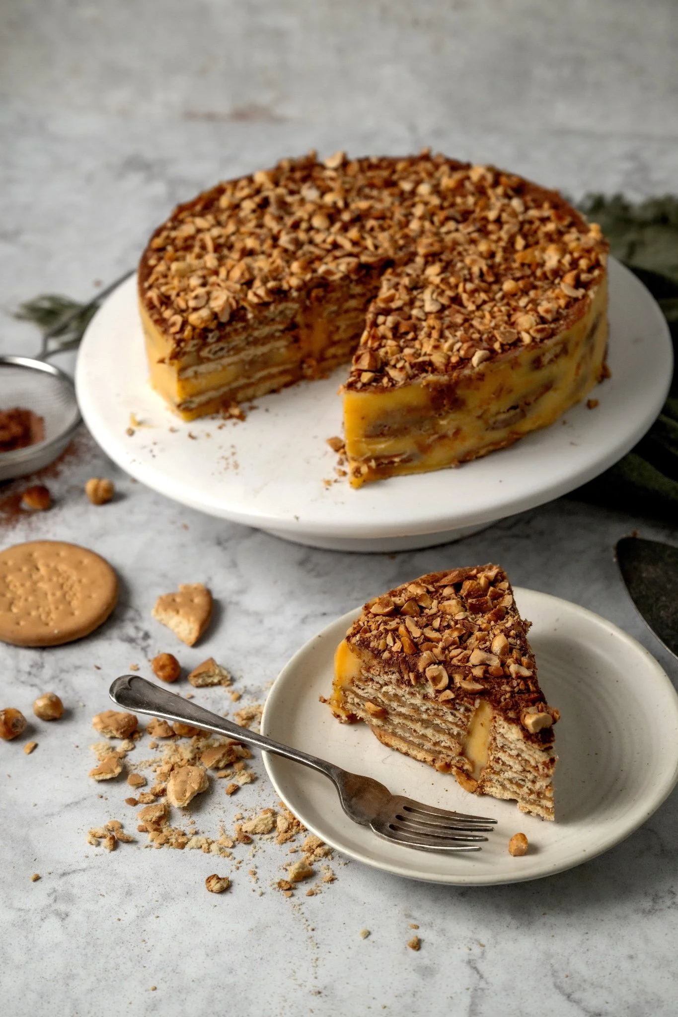 Bolo de Bolacha | Portuguese Biscuit and Coffee Cake — Sorrel's Kitchen